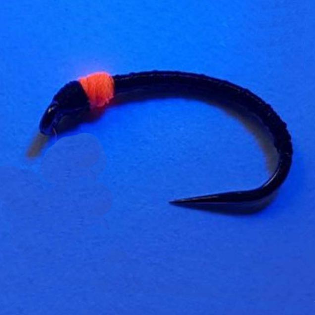 Barbless Blank Buster Buzzer Specimen Hunter Hot Orange Fishing Flies